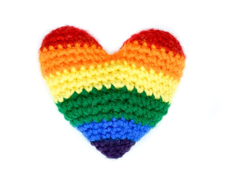 Pride Flag Hearts Amigurumi Pattern - Wayward Pineapple Creations