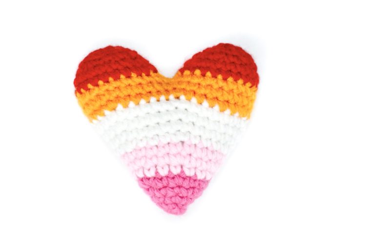 Pride Flag Hearts Amigurumi Pattern - Wayward Pineapple Creations