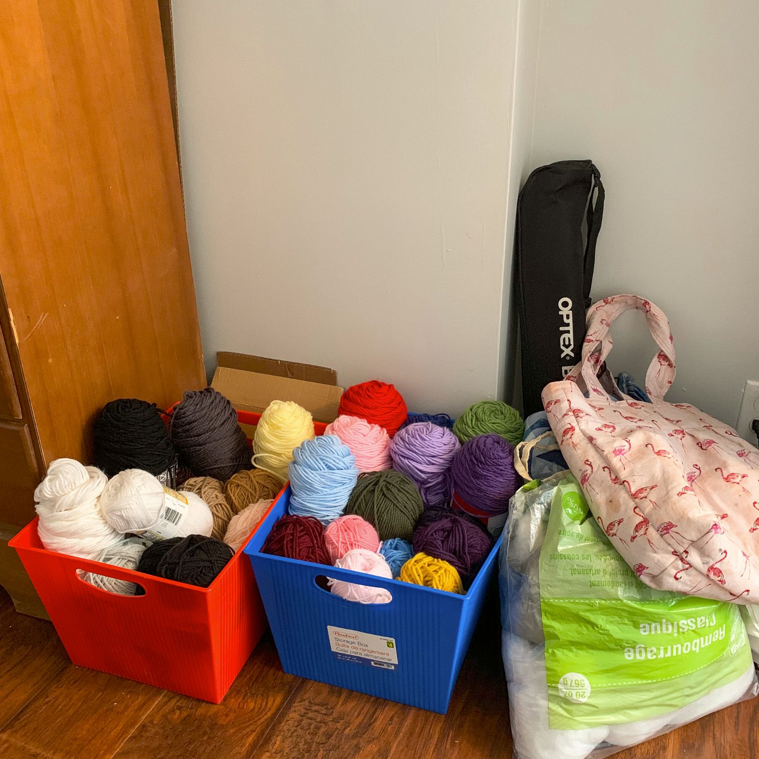 Organize Your Yarn with this Awesome Pegboard Yarn & Craft Wall ...