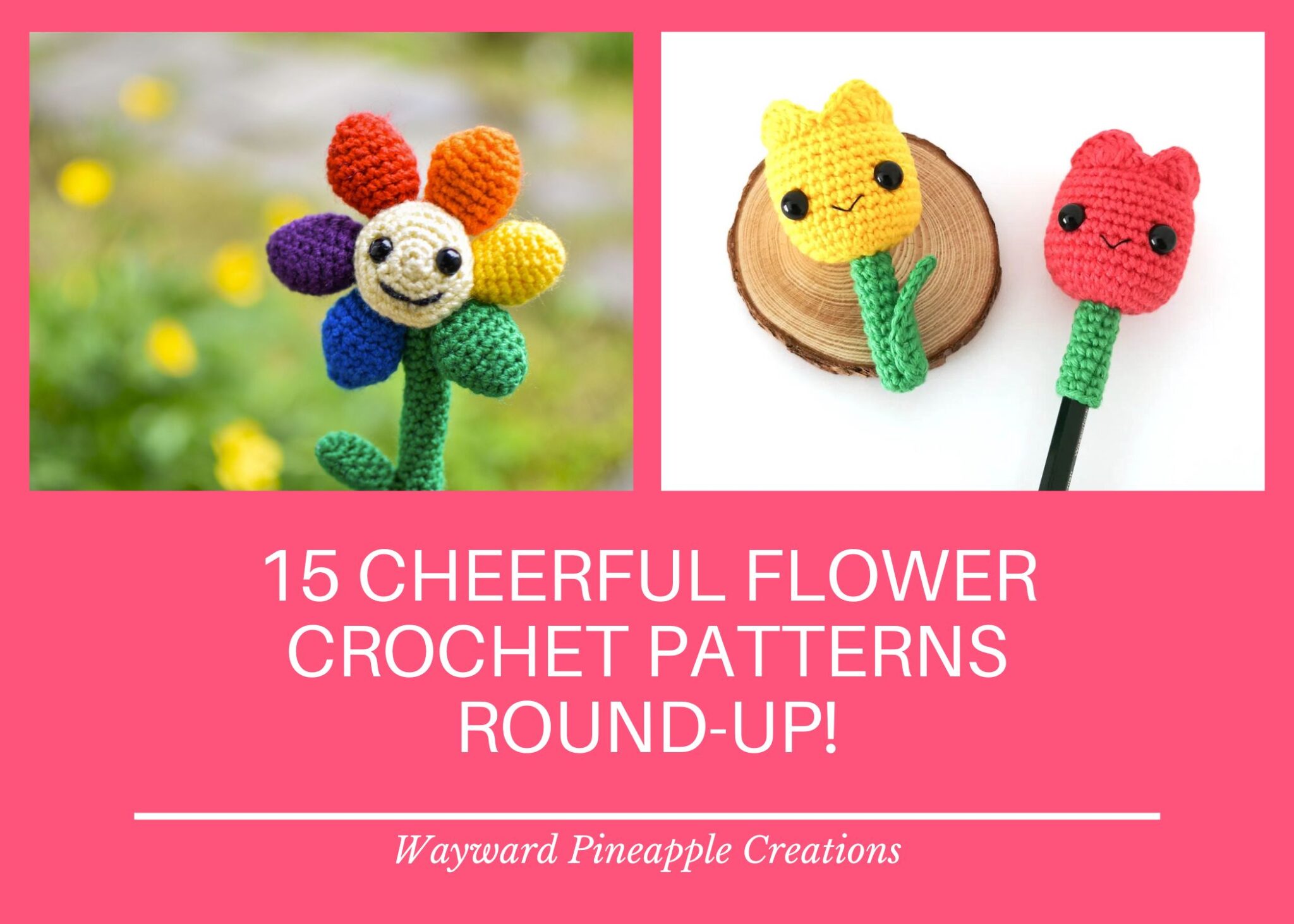 Crochet Pattern Round-Up: 15 Cheerful Crochet Flower Patterns to Create ...